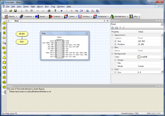 FlowCode i E-blocks. Instalowanie komponentów, pierwszy program @ easy-soft | elektronika i ...
