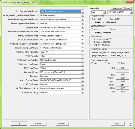 FlowCode. Obsługa klawiatury matrycowej, deklarowanie zmiennych ...