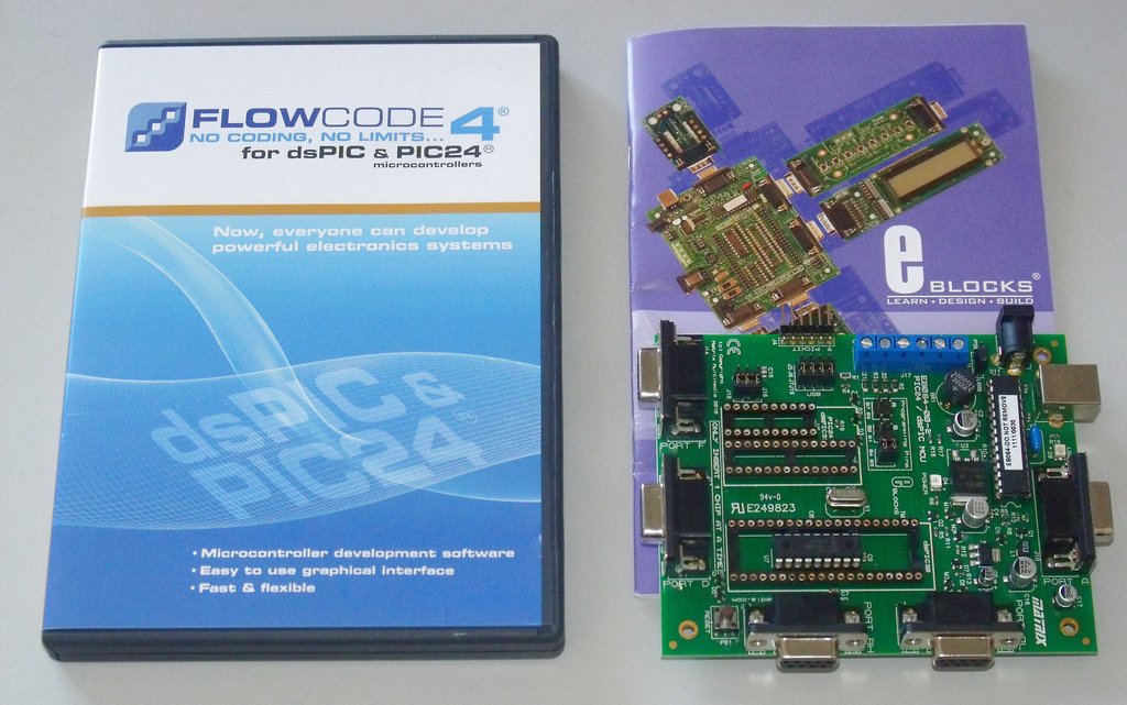 FlowCode i E-blocks. Instalowanie komponentów, pierwszy program @ easy ...